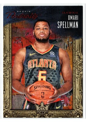 2018-19 Panini Court Kings OMARI SPELLMAN ROOKIE RC PORTRAITS RUBY #25 ...