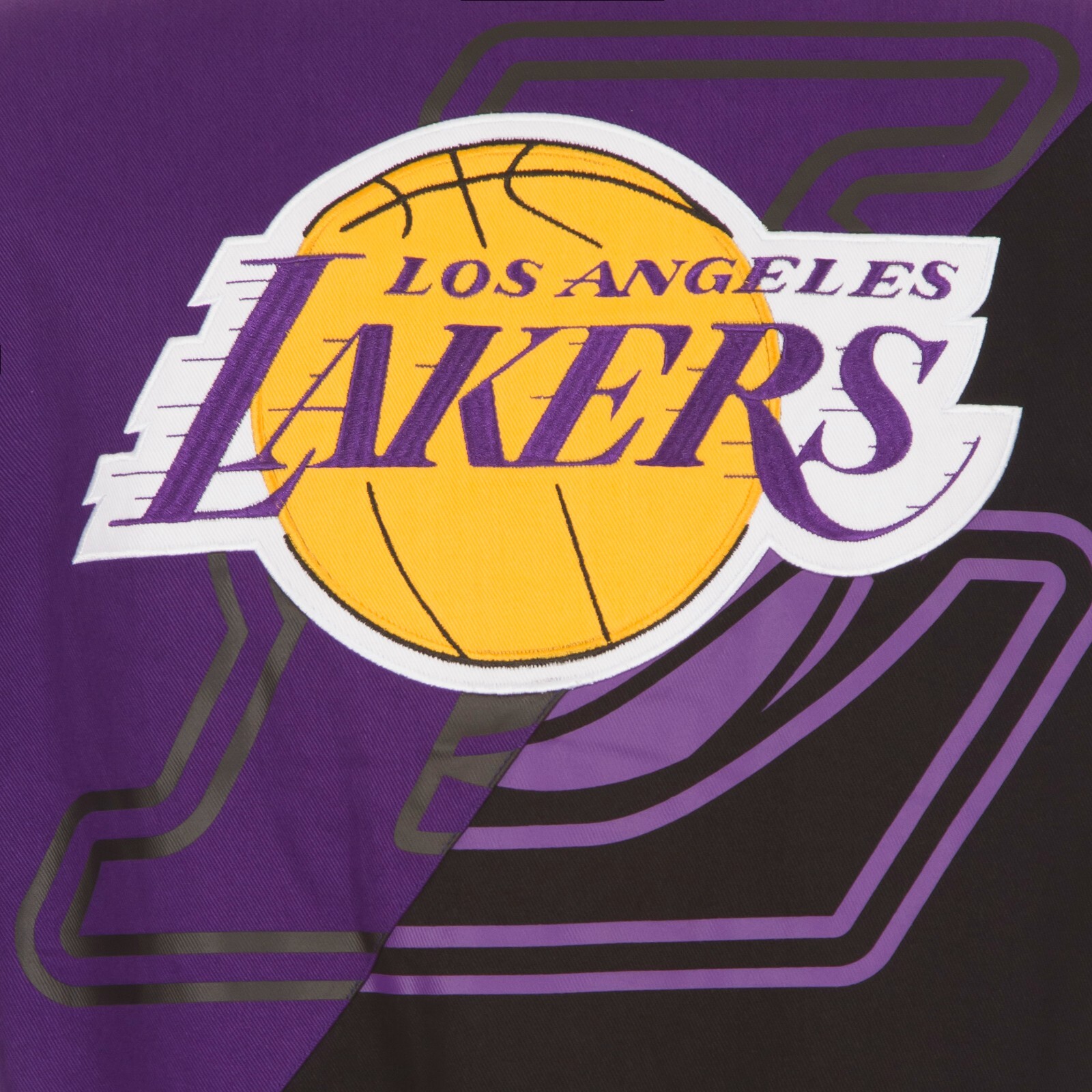 Authentic NBA Los Angeles Lakers JH Design Cotton Embroidered Jacket ...