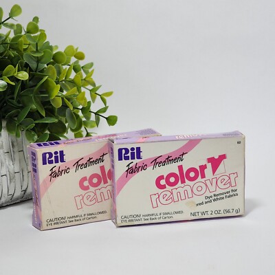 Rit color remover Fabric Treatment Vintage Rare New old stock 2 oz - 2 ...