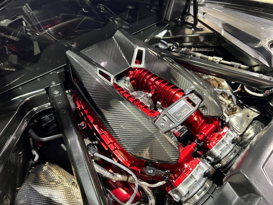 2025 Z06 Z07 Carbon Fiber Z06 Z07 Visible Carbon fiber Engine Cover IN ...