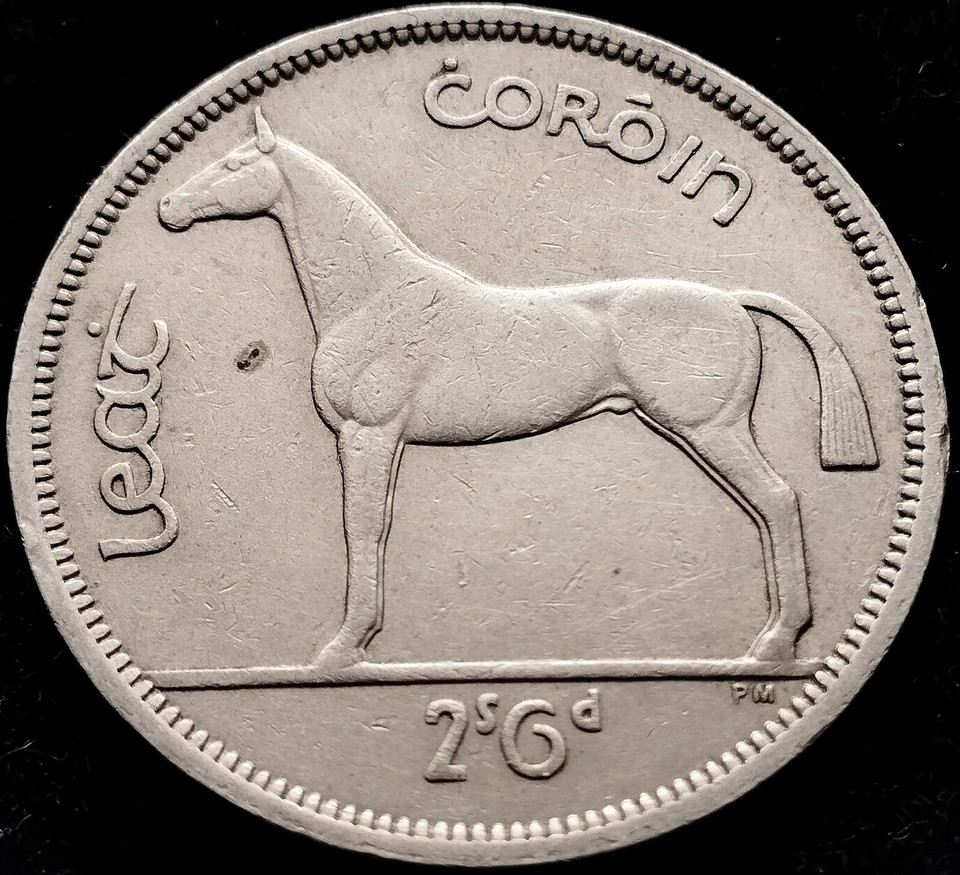Ireland 1962 | Irish 2s6d | Irish Half Crown | Horse | KM.16a | eBay
