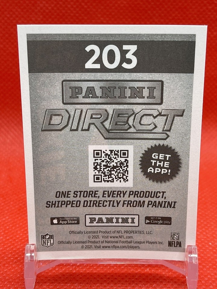 Trevor Lawrence 2021 Panini Direct Sticker RC #203 Jacksonville Jaguars ...