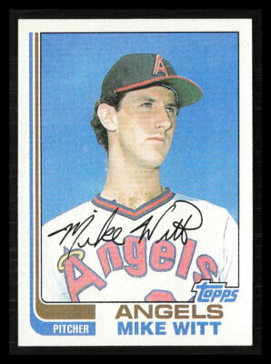 Mike Witt 1982 Topps #744 California Angels Rookie | eBay