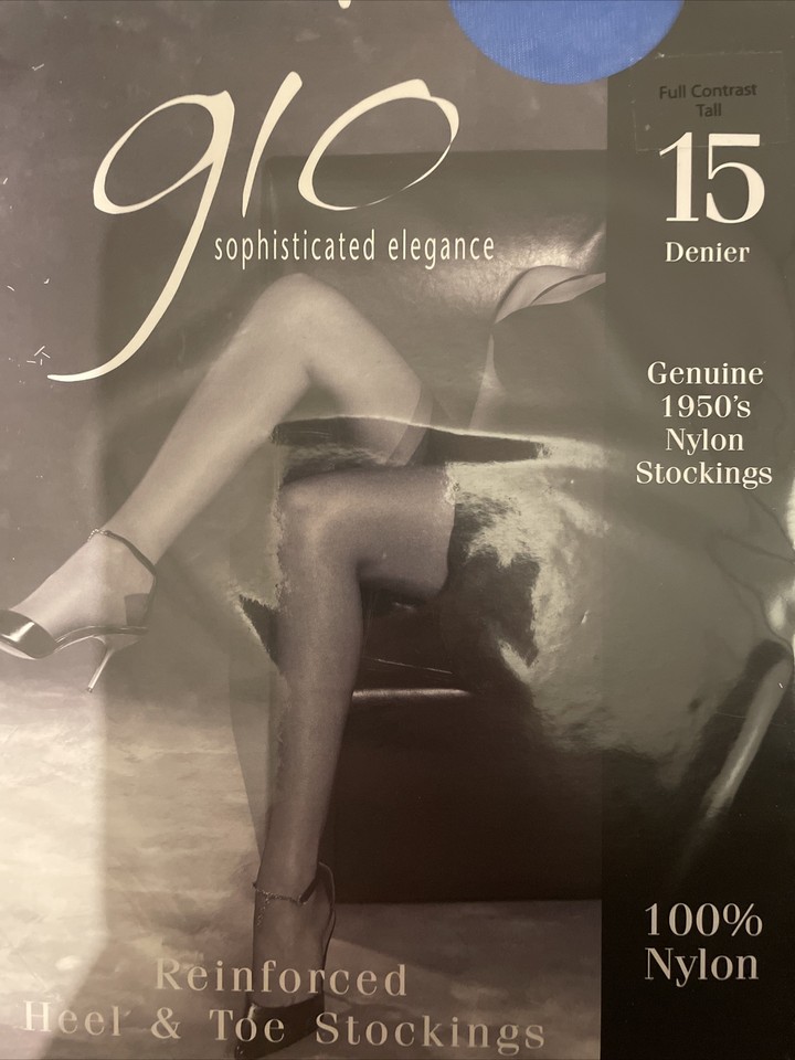 GIO RHT STOCKINGS Full Contrast Electric Blue/Black Size Tall | eBay