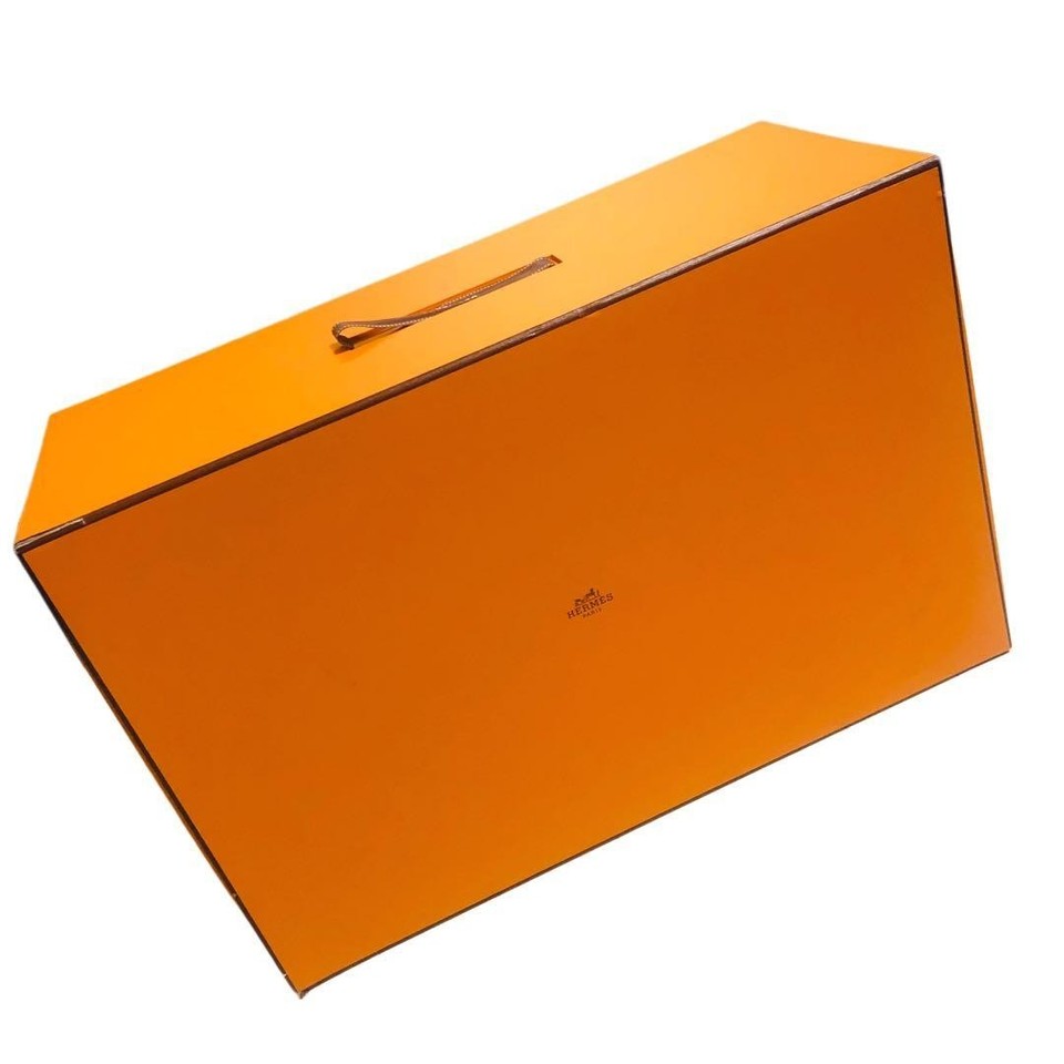 Hermes Empty Box Orange Gift Box Extra Large Size 62x41x25cm | eBay
