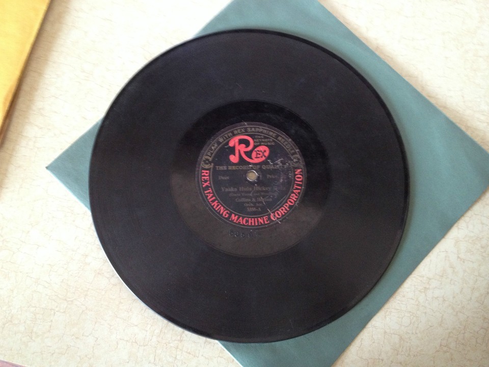 78 rpm Yaaka hula hicky Dula COLLINS HARLAN REX Sapphire Needle ...