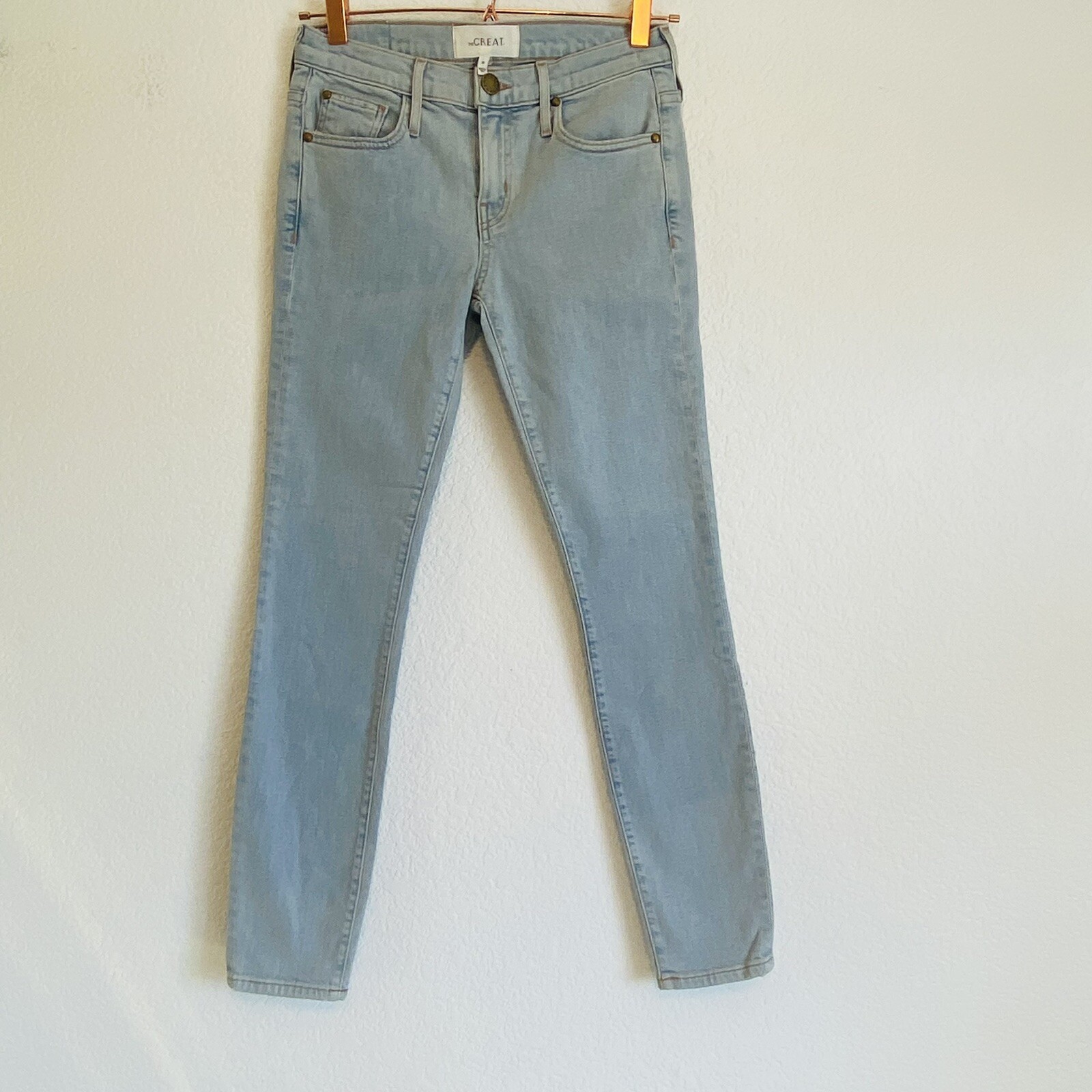 $265 The GREAT. The Skinny Skinny Size 25 - Gem