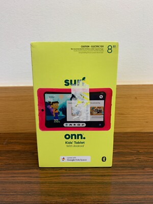 Surf Onn 8" Kids Tablet, Pink, 32GB Storage, 2GB RAM, Android 11 GO ...
