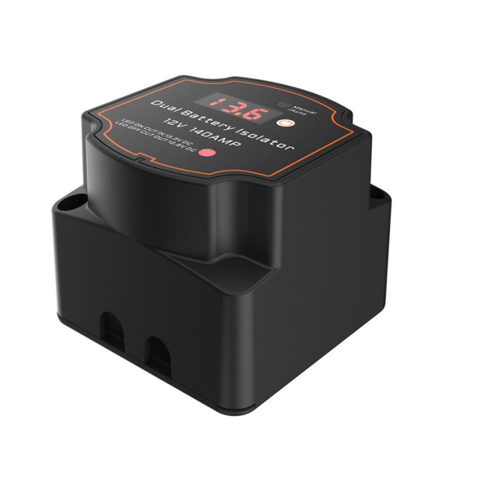 3m LED Ready Made Split Charge Kit 12V 140AMP Digital VSR Voltage Sense ...