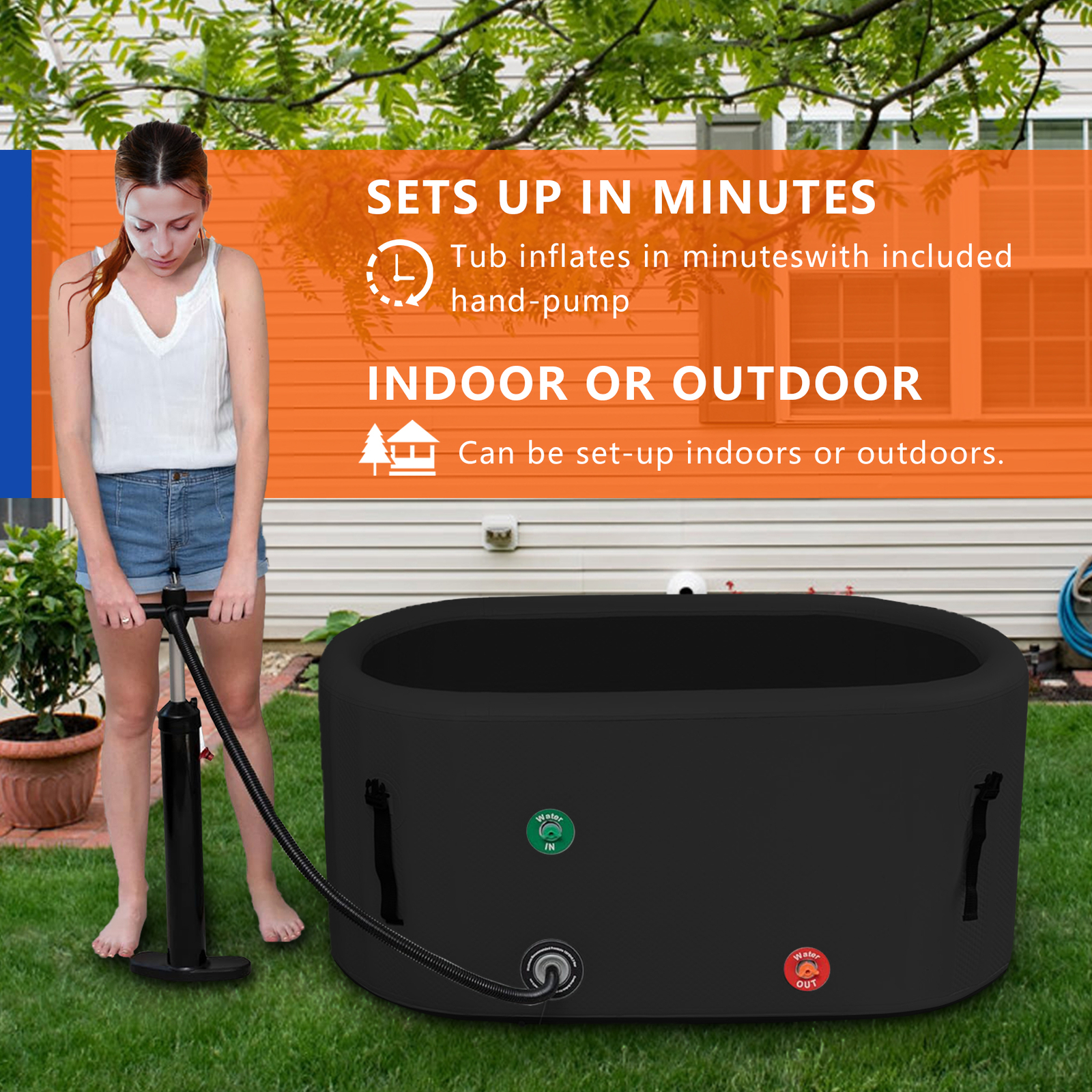 1HP Water Chiller Cold Plunge Sets For Ice Bath Cooling System 40-45F W ...