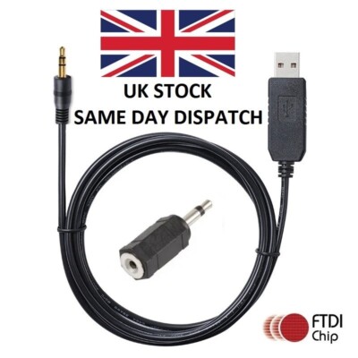 USB Programming Cable Radio Shack Realistic PRO-2051 PRO-2053 PRO-2067 ...