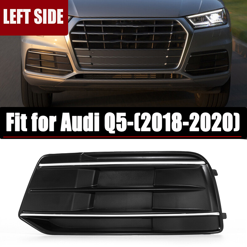 For Audi Q5 2018-2020 Left Driver Front Bumper Fog Light Grill Grille ...