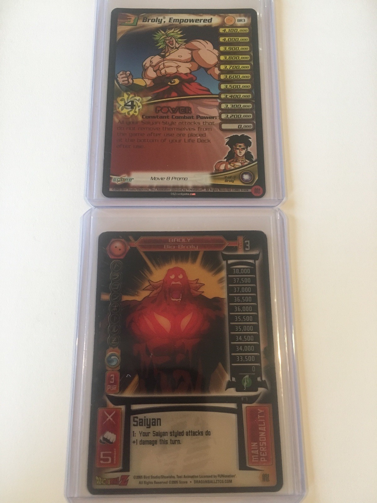 Bio-Broly Level 3 + Broly, Empowered / Dragonball Z DBZ / CCG / #F1 ...