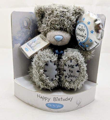 Carte Blanche Me To You Gray Bear Plush Blue Nose Happy Birthday Teddy ...