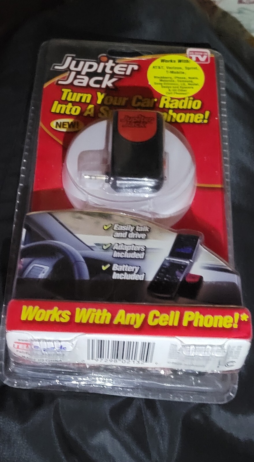 NEW AS SEEN ON TV Jupiter Jack Make Your Cell Phone Hands Free Adapters ...
