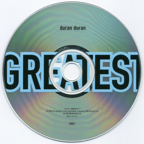 DURAN DURAN Greatest; 1998 CD Capitol DISC ONLY 724349623927| eBay