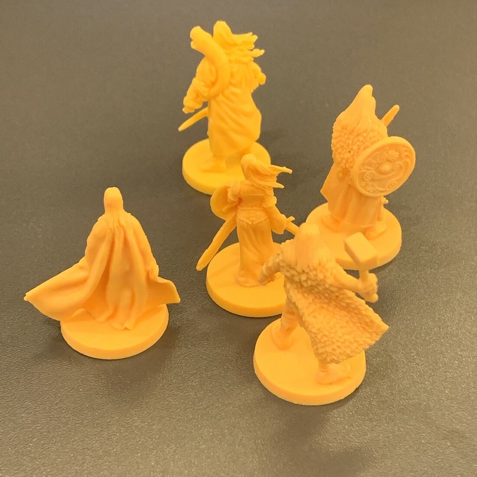 LOT 5 HEROES WARS GAME Miniature For Dungeons & Dragon D&D DD Figures ...