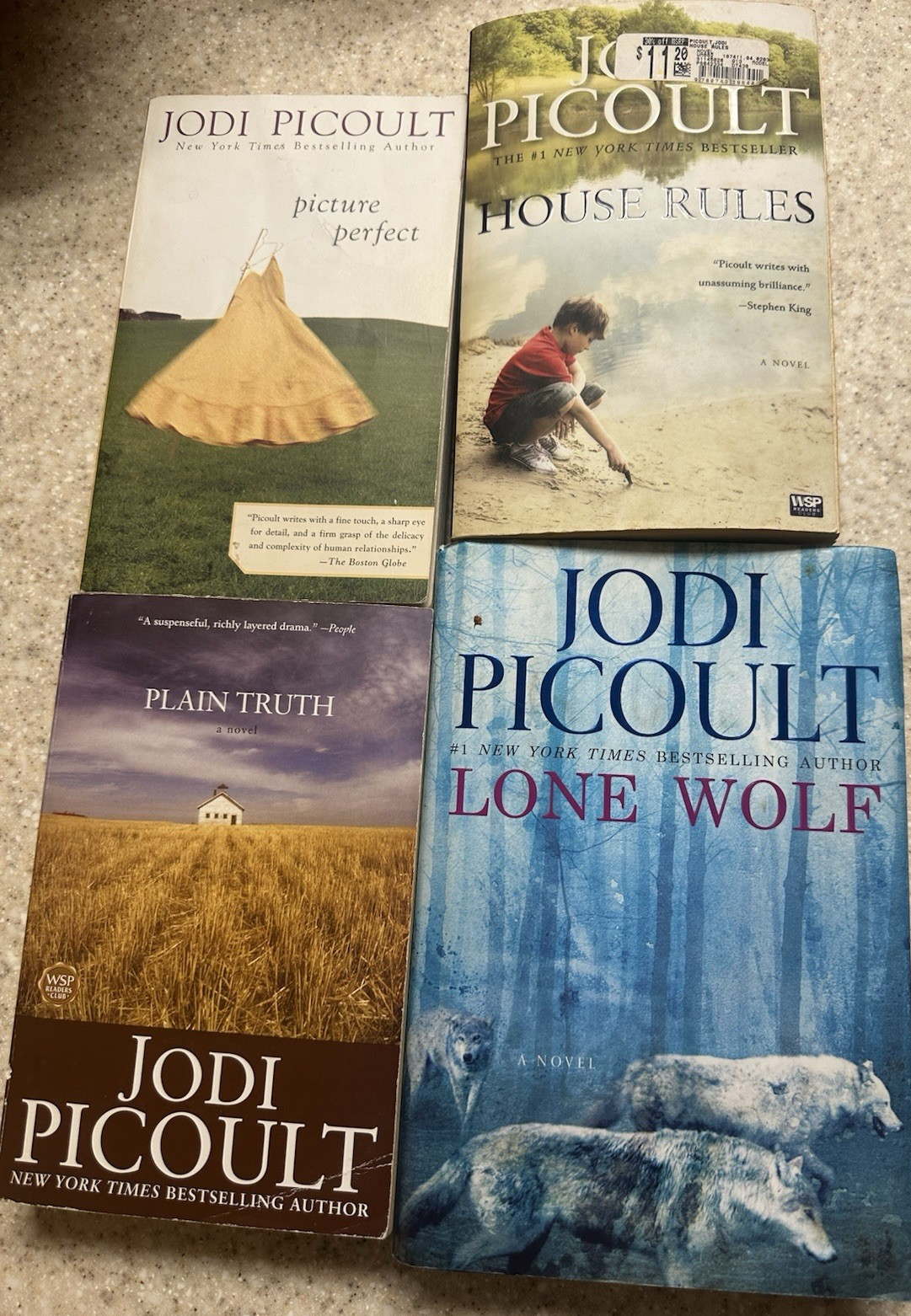 Mixed Lot of 6 Jodi Picoult books, House Rules, Plain Truth, Picture ...