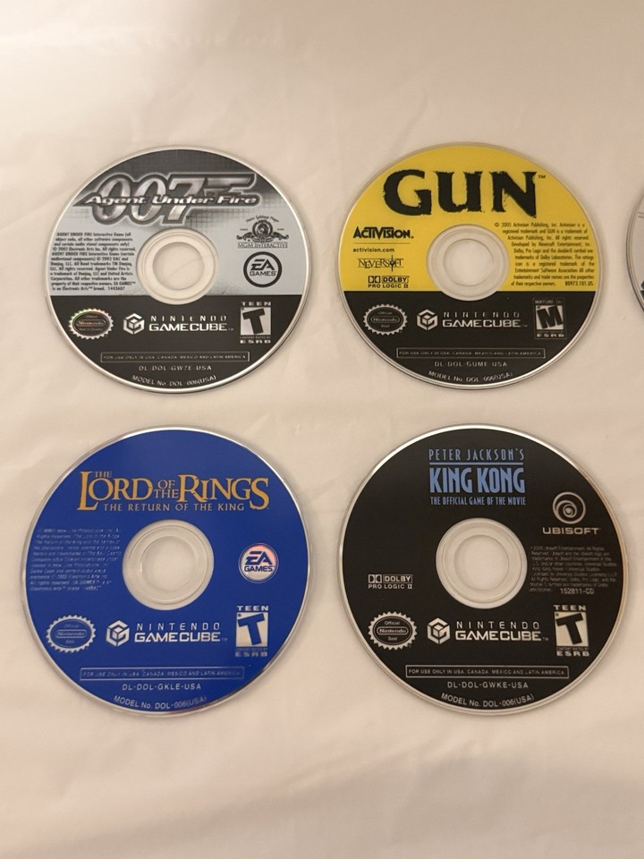 Nintendo GameCube Games Disc Lot of 8 - Collectible - Video Games ...