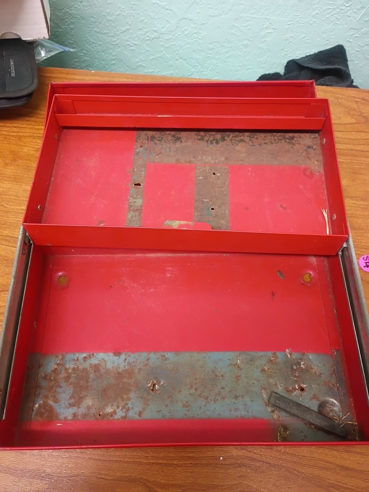 Vtg Snap-on Small portable toolbox with single sliding drawer. | eBay