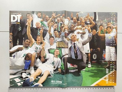 Poster Montepaschi Siena Mps Champion D'Italia 2006-2007 06-07 Original ...