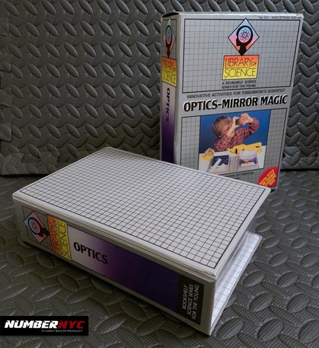 VINTAGE 1989 Library of Science Kit Activities Scientist Optics Mirror ...