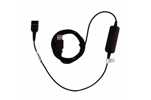 ADDQD-76 USB to QD Cable Headset - Computer adapter cable Mute + Volume ...