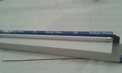 Lot/5 T4 ULTRA SLIM Fluorescent LAMP 12W COOL WHITE 4100 K F12T4/41K ...