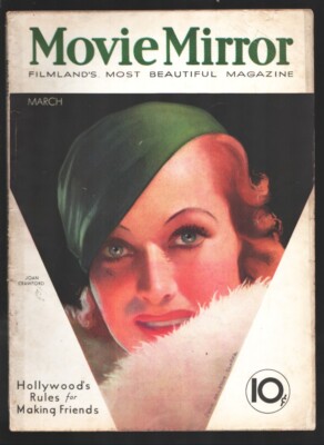 MAG: Movie Mirror 3/1933-Joan Crawford-John Rolston Clarke-Classic ...