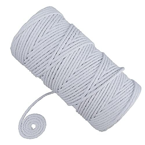 Macrame Cord,Cotton Macrame Cord,Colored Cotton Cord 3mm x 328 Feet ...