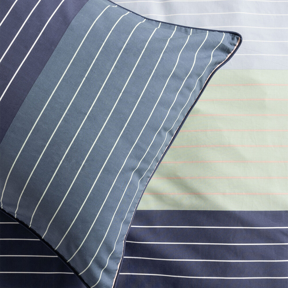 Esprit Cooper King Bed/Bedding Quilt Cover Set 245x210cm Cotton w ...