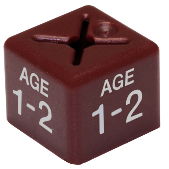 100x Garment Clothes Marker Size Number Color Size Cubes For Hanger ...