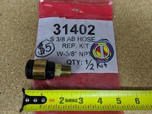 1/2 Kit Semi Truck Trailer Air Brake Hose Field Repair Kit 3/8" NPT PDC ...