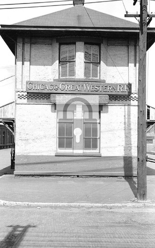 Chicago Great Western Railroad Station Dubuque Iowa IA Reprint Postcard ...