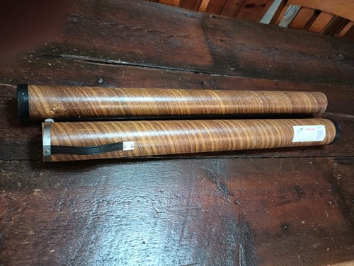 USA NICE VTG ROD CADDY MODEL 108 HARD SIDED FISHING POLE ROD TRAVEL ...