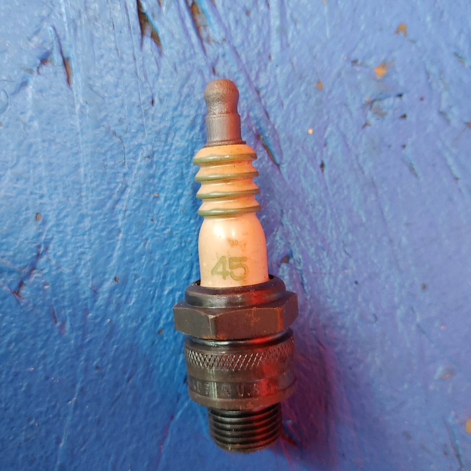AC Delco Spark Plug Pair of 2 45 New OLD Stock New OLD Auto Parts S5B28 ...