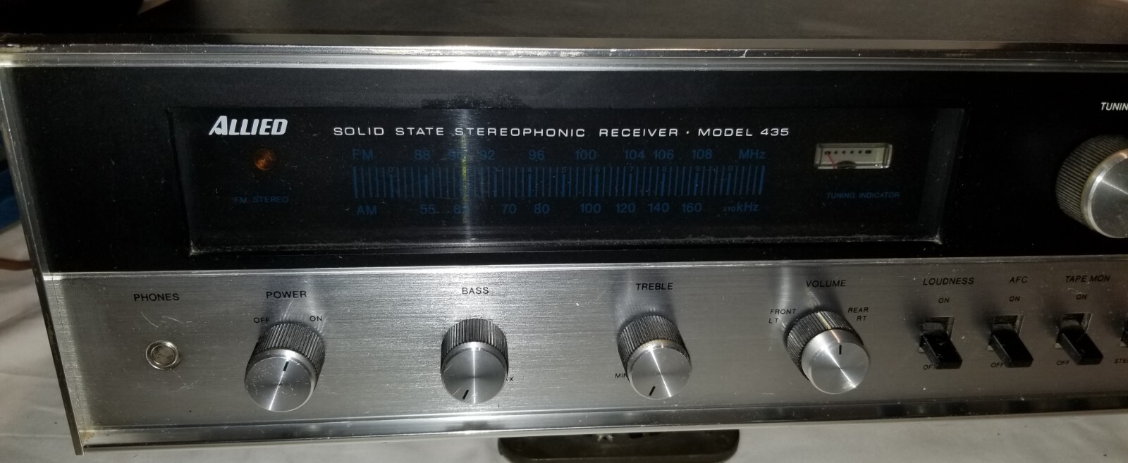 Vintage Allied AM / FM Solid State Stereophonic Receiver Amplifier ...