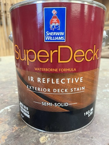 1 Gallon Sherwin Williams Super Deck Exterior Deck Stain/Semi-Solid ...
