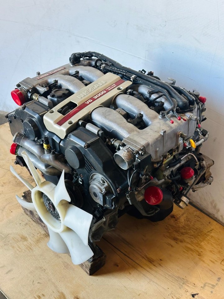 JDM NISSAN VG30 DET Twin Turbo COMPLETE ENGINE ONLY 1989-1995 | eBay