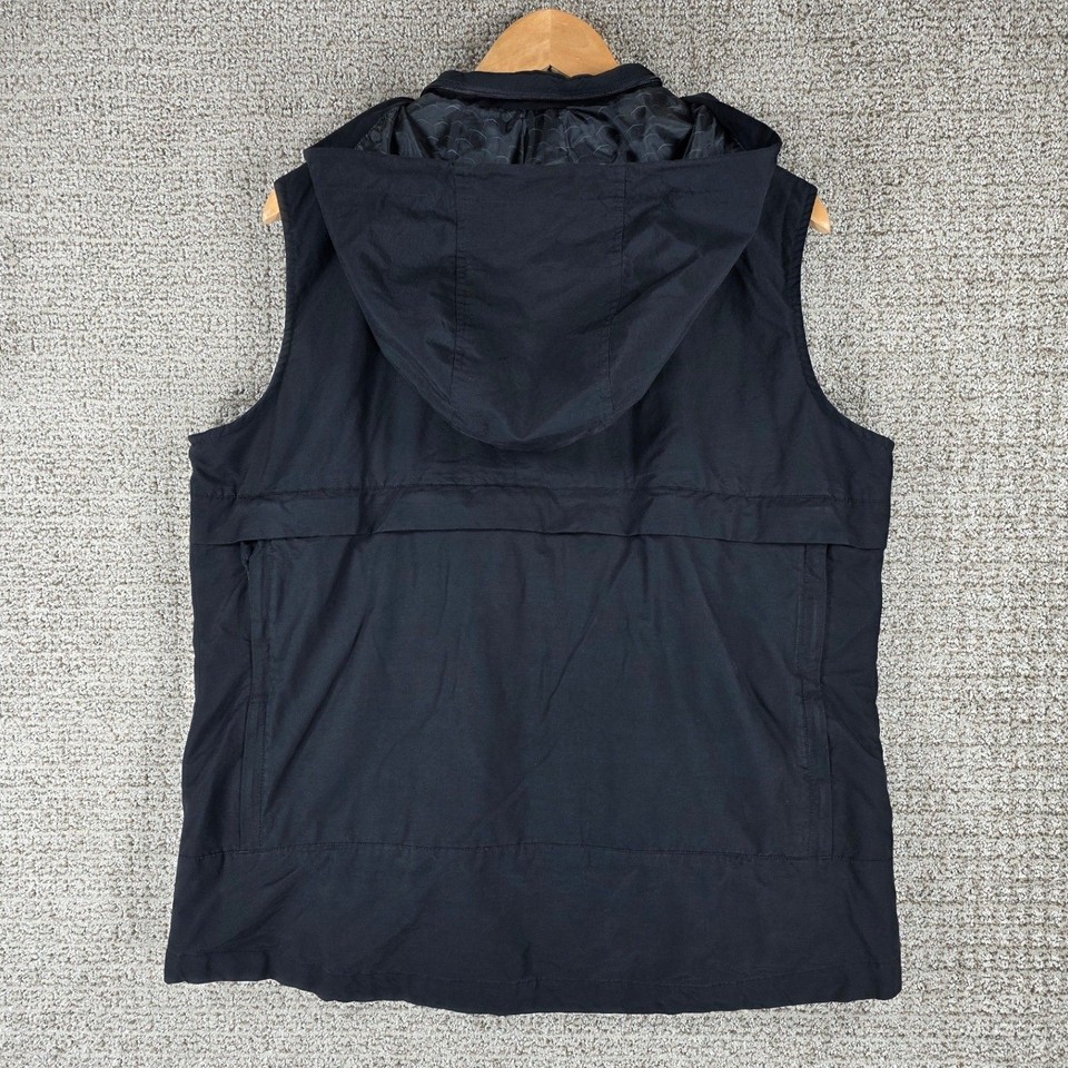 SCOTTeVEST Quest Vest For Women Black Full Zip Hooded Utility Vest ...