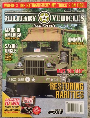 Military Vehicles Made In America Restoring Rarities Dec 2015 FREE ...