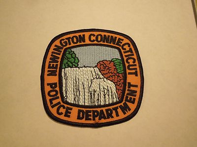 Vintage Newington Connecticut Police Department Embroidered Iron On ...