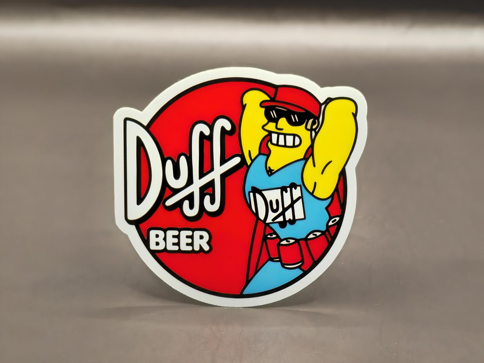 Simpsons Vinyl Stickers Bart Homer Cartoon Krusty The Clown Duff Beer ...
