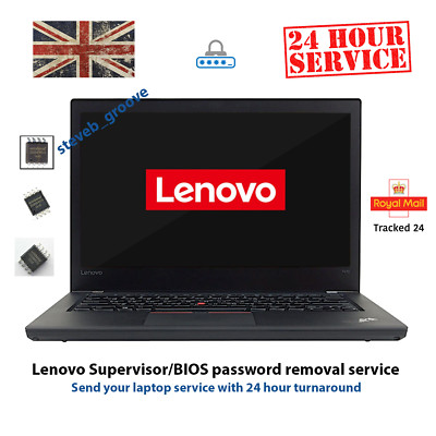 Lenovo ThinkPad Supervisor BIOS locked password removal, reset unlock ...