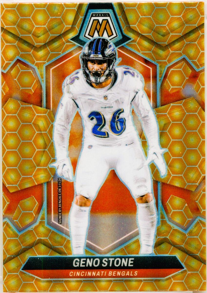 2024 Panini Mosaic - Geno Stone #49 Honeycomb Prizm (RC) for sale ...