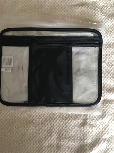 Thirty One Clear Utility Pocket Black | eBay