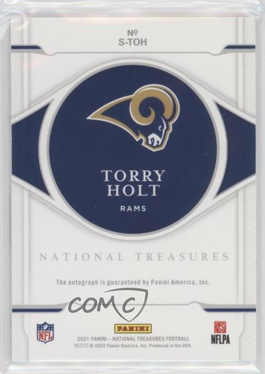 2021 Panini National Treasures Signatures /35 Torry Holt #S-TOH Auto | eBay