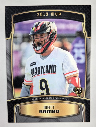 2024 Premier Lacrosse League PLL MVP Matt Rambo QTY | eBay
