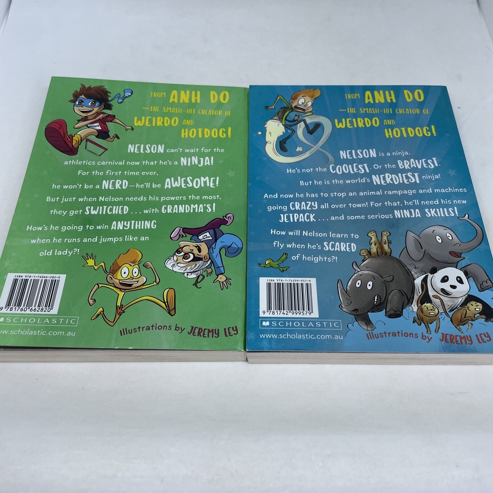 Anh Do Book Bundle Hotdog 1, 2, 7 & Ninja Kid 2, 3 Paperback | eBay ...