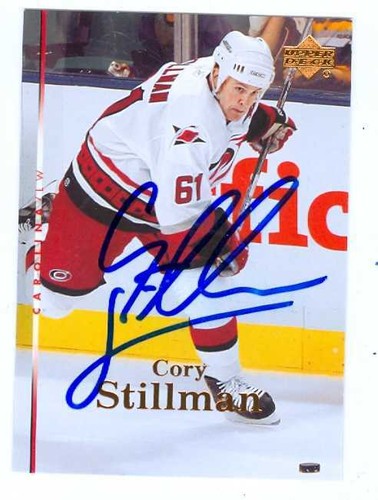 Cory Stillman autographed Hockey Card (2007-2008 Upper Deck) | eBay